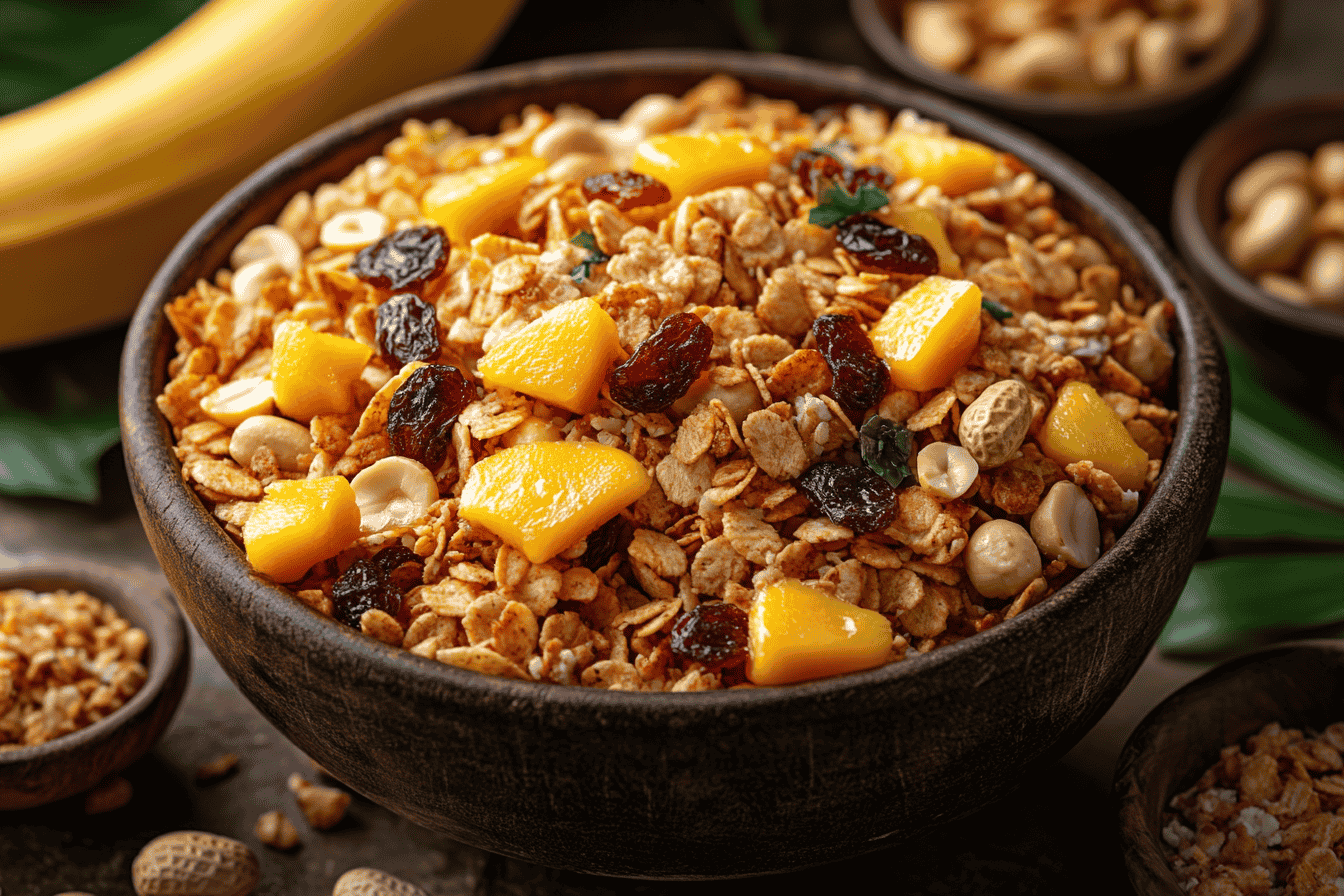 Bali-Style Kiddie Crunch Mix Recipe for Kids | Fun Tropical Snack