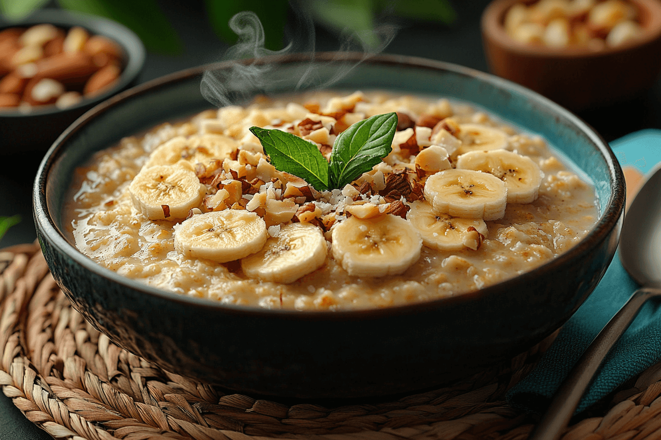 Bali-Style Peanut Butter Oatmeal for Kids | Healthy & Easy