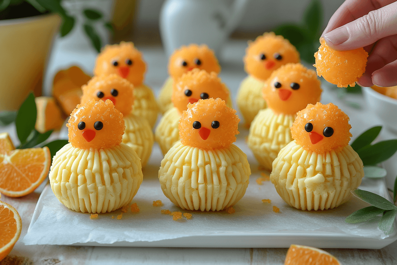 Fun and Tasty Vanilla Chick Biscuit Pops Recipe for Bali Kids