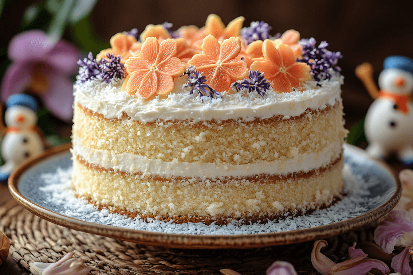 Magical Winter Wonderland Cake Recipe for Kids in Bali